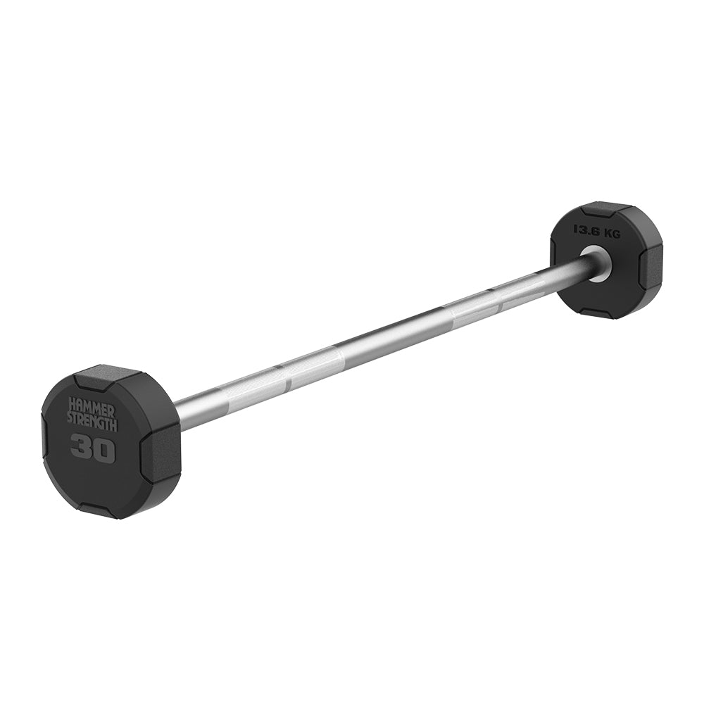 Hammer Strength Round Urethane Fixed Barbells | Life Fitness Outlet