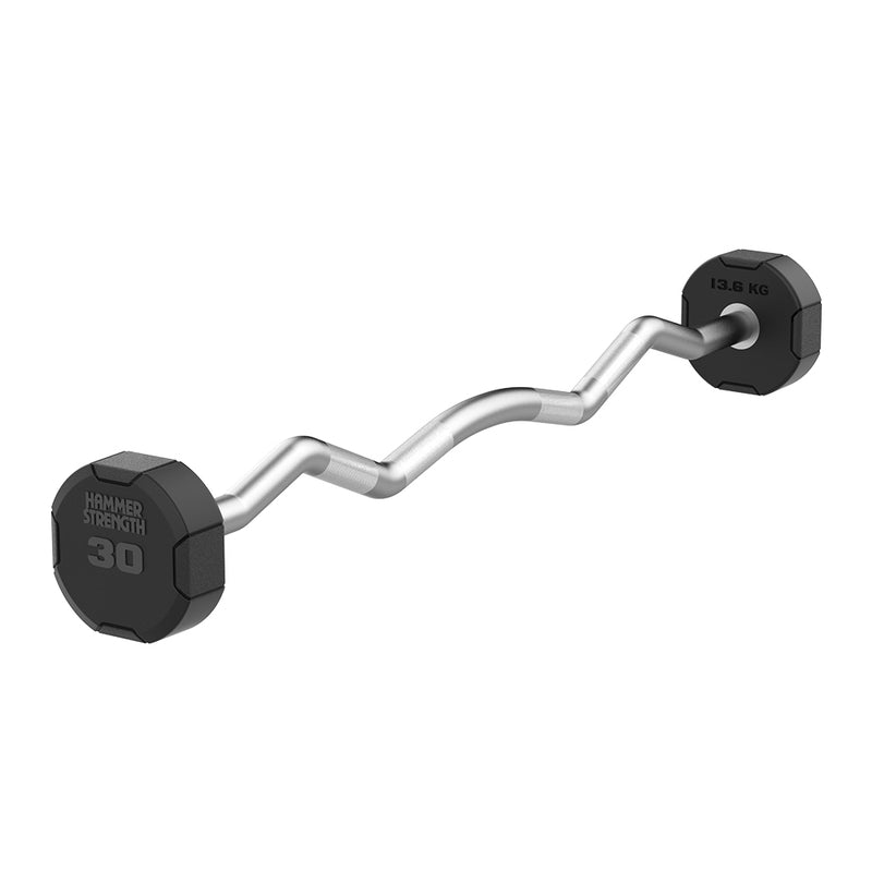 Hammer Strength Round Urethane Fixed Barbells | Life Fitness Outlet