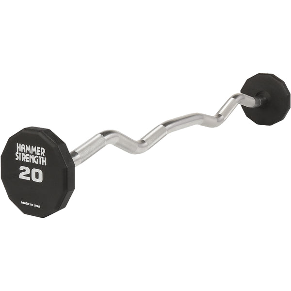 Hammer Strength Round Urethane Fixed Barbells | Life Fitness Outlet
