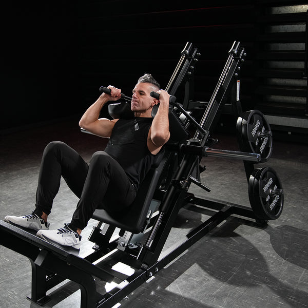 Hammer Strength Plate-Loaded Linear Hack Squat | Life Fitness Shop