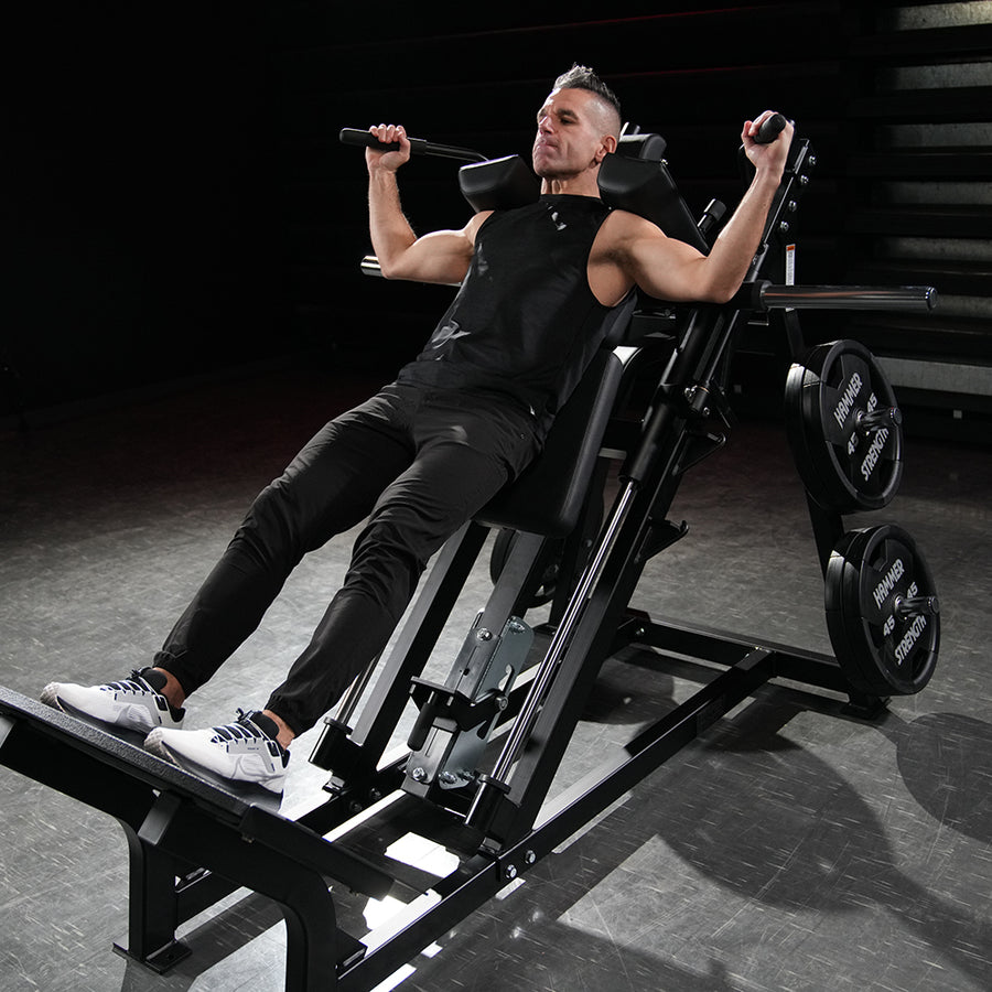 Hammer Strength Plate-Loaded Linear Hack Squat | Life Fitness Shop