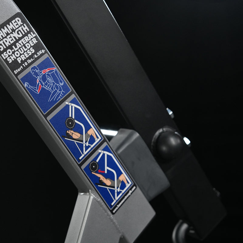 Hammer Strength Plate-Loaded Iso-Lateral Shoulder Press | Life Fitness Shop