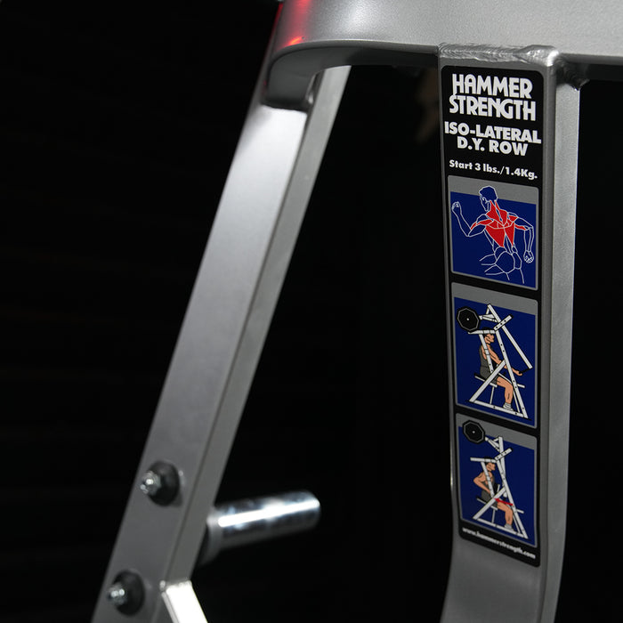 Hammer Strength Plate-Loaded Iso-Lateral D.Y. Row | Life Fitness Shop