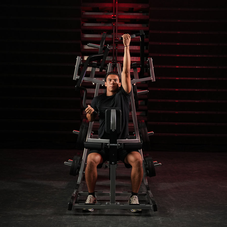 Hammer Strength Plate-Loaded Iso-Lateral Front Lat Pulldown | Life ...