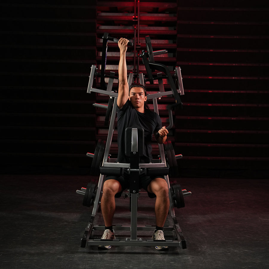 Hammer Strength Plate-Loaded Iso-Lateral Front Lat Pulldown | Life ...