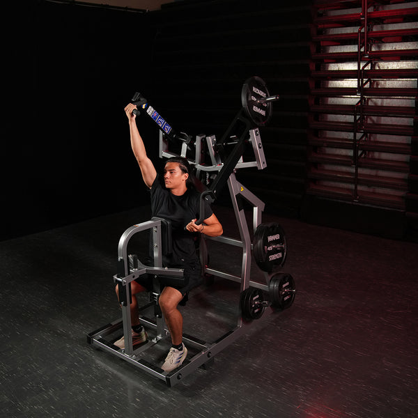 Hammer Strength Plate-Loaded Iso-Lateral Front Lat Pulldown | Life ...