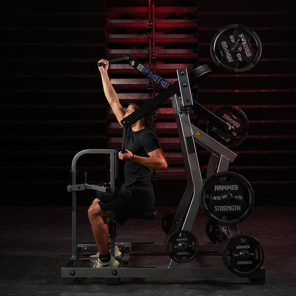 Hammer Strength Plate-Loaded Iso-Lateral Front Lat Pulldown | Life ...