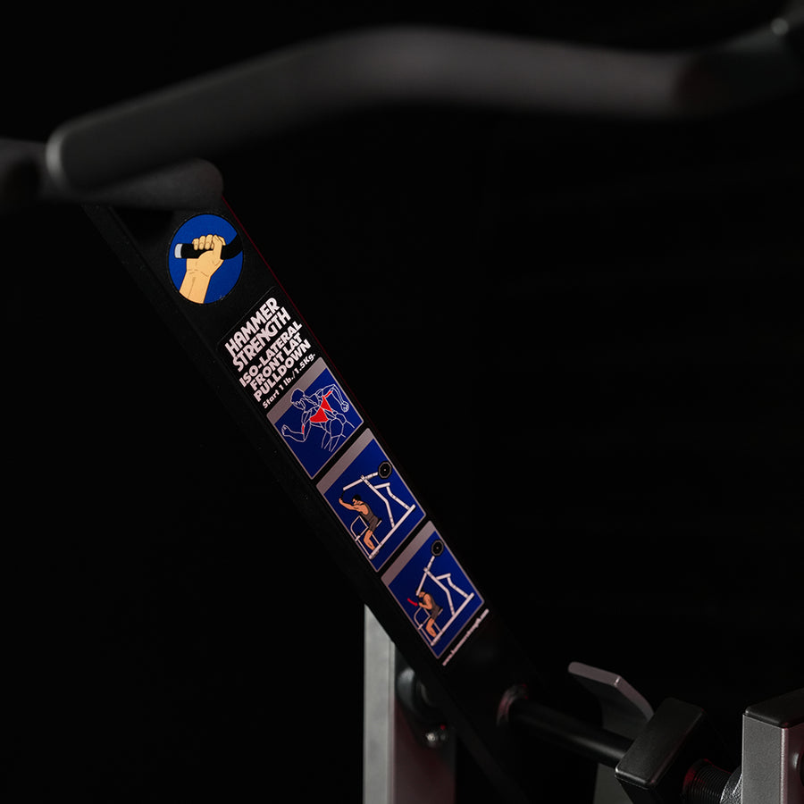 Hammer Strength Plate-Loaded Iso-Lateral Front Lat Pulldown | Life ...