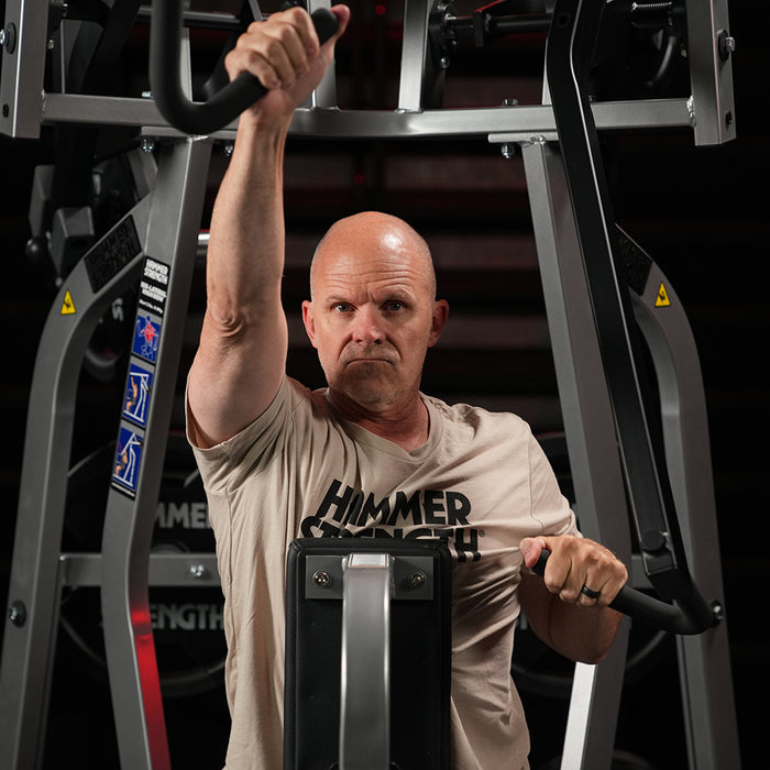 Hammer Strength Plate Loaded Iso-Lateral High Row | Life Fitness Shop