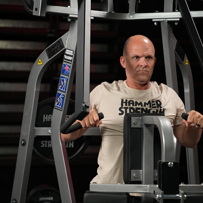 Hammer Strength Plate Loaded Iso-Lateral High Row | Life Fitness Shop