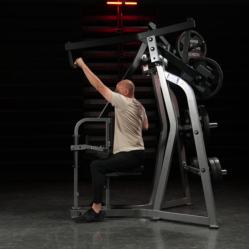 Hammer Strength Plate Loaded Iso-Lateral High Row | Life Fitness Shop