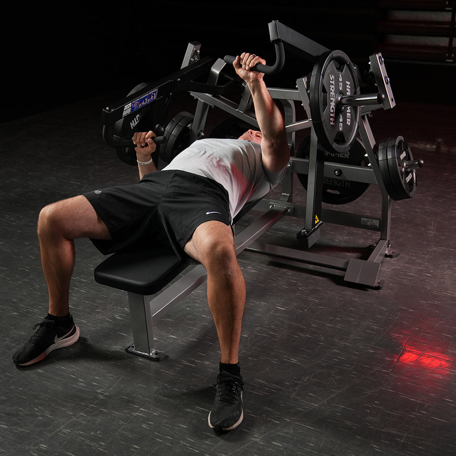 Hammer Strength Plate-Loaded Iso-Lateral Horizontal Bench Press | Life ...