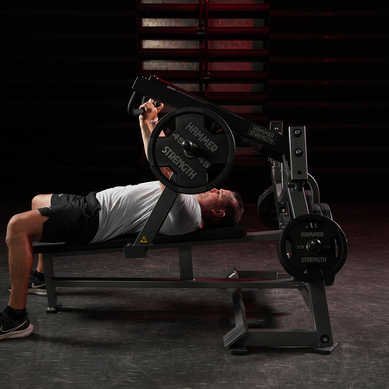 Hammer Strength Plate-Loaded Iso-Lateral Horizontal Bench Press | Life ...