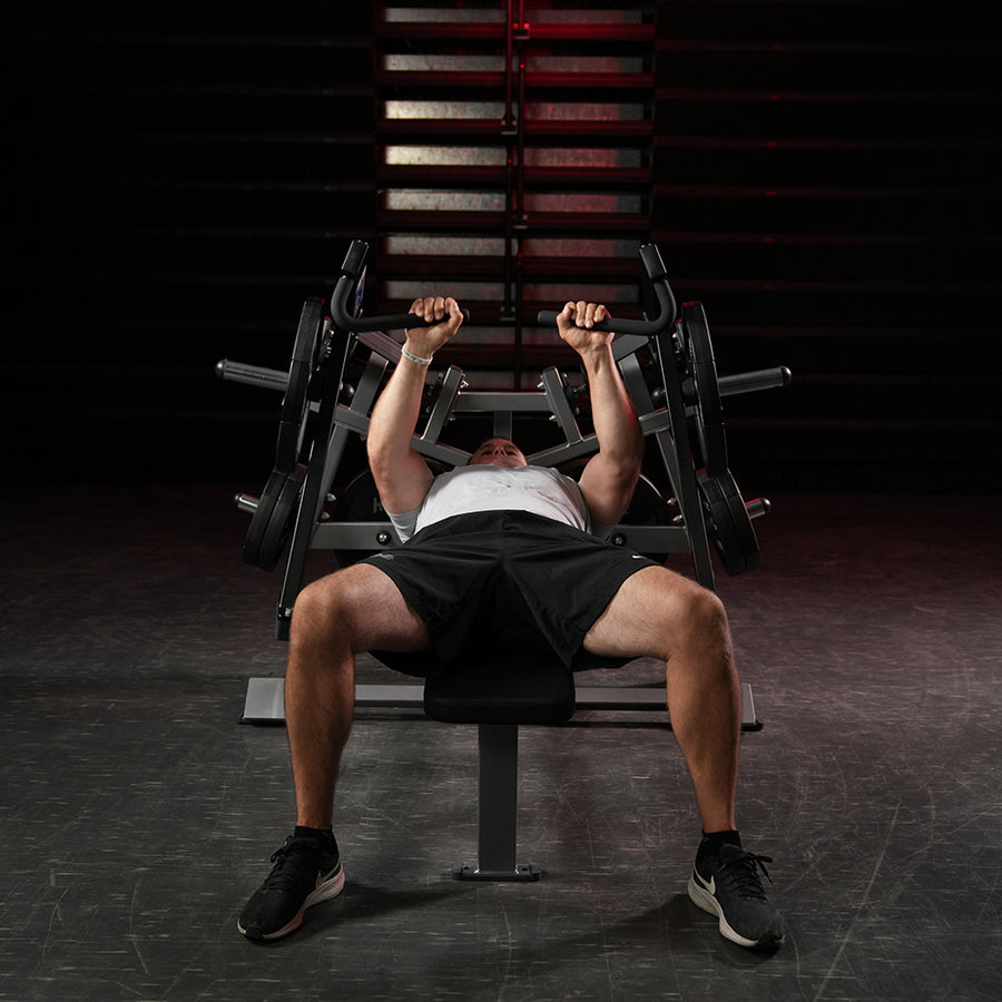 Hammer Strength Plate-Loaded Iso-Lateral Horizontal Bench Press | Life ...