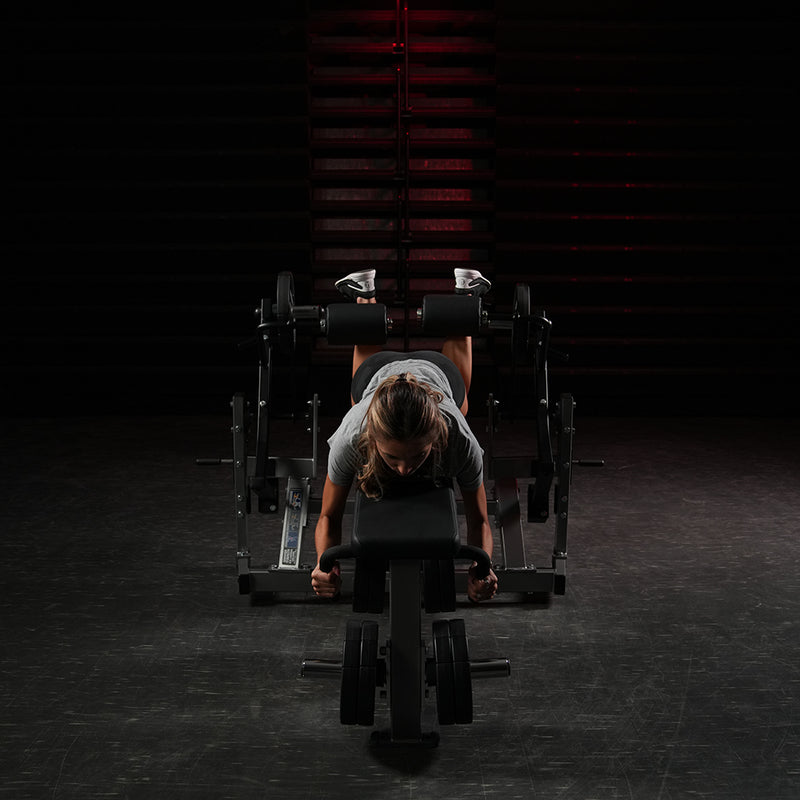 Hammer Strength Plate-Loaded Iso-Lateral Leg Curl | Life Fitness Shop