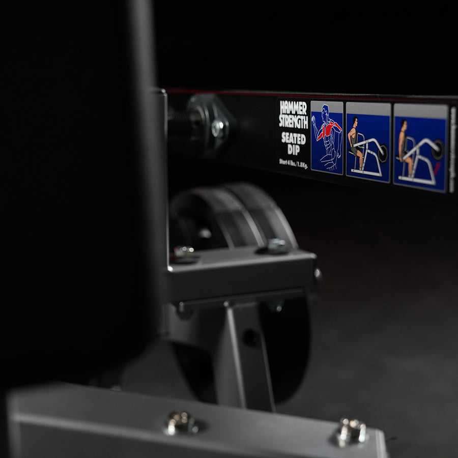 Hammer Strength Plate Loaded Seated Dip | Life Fitness Shop
