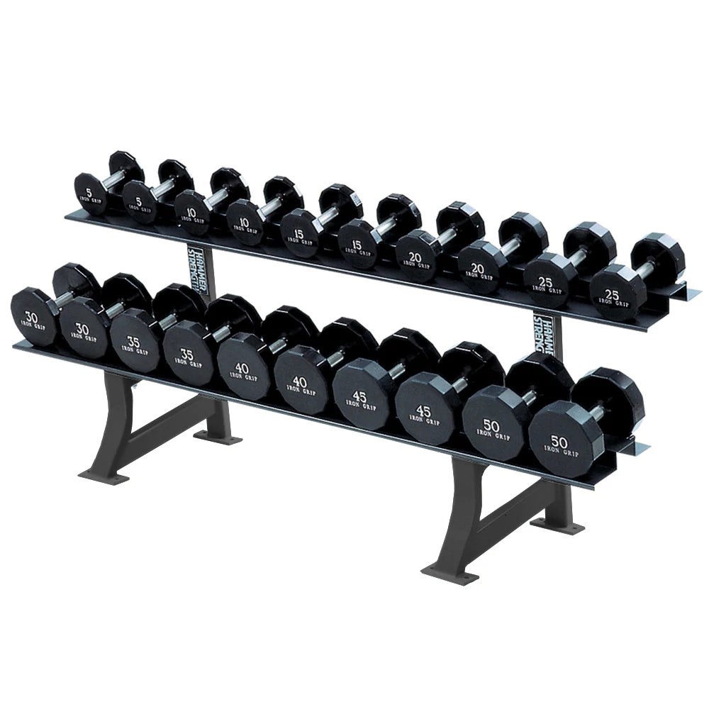 Hammer Strength Two Tier Dumbbell Rack | Life Fitness Shop