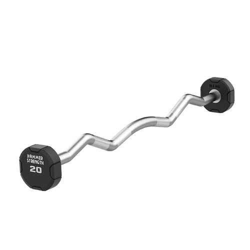 Hammer Strength 4-Sided Urethane Fixed Barbells | Life Fitness Shop