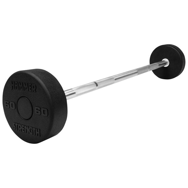 Hammer Strength Round Urethane Fixed Barbells | Life Fitness Outlet