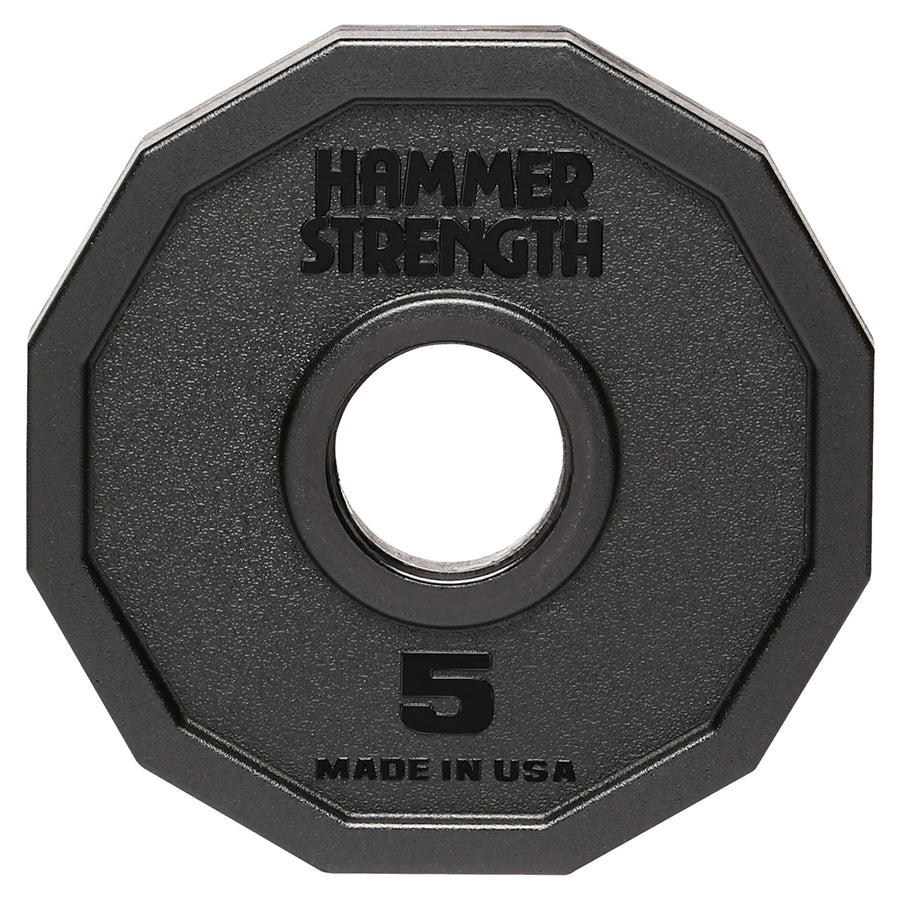 Hammer Strength Urethane 12-Sided Olympic Plates | Life Fitness Shop