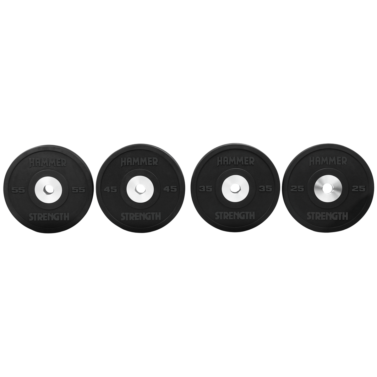 Hammer Strength Premium Rubber Black Bumpers | Life Fitness Shop