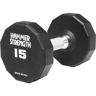 Hammer Strength 12-Sided Urethane Dumbbells | Life Fitness Shop