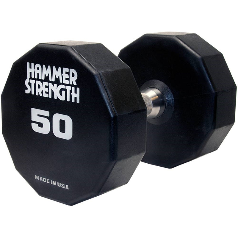 Hammer Strength 12-Sided Urethane Dumbbells | Life Fitness Shop