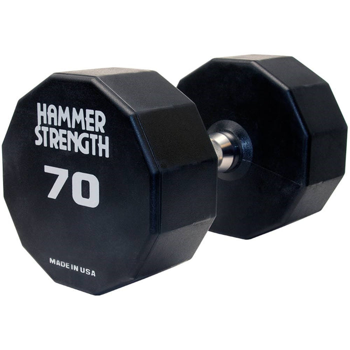 Hammer Strength 12-Sided Urethane Dumbbells | Life Fitness Shop